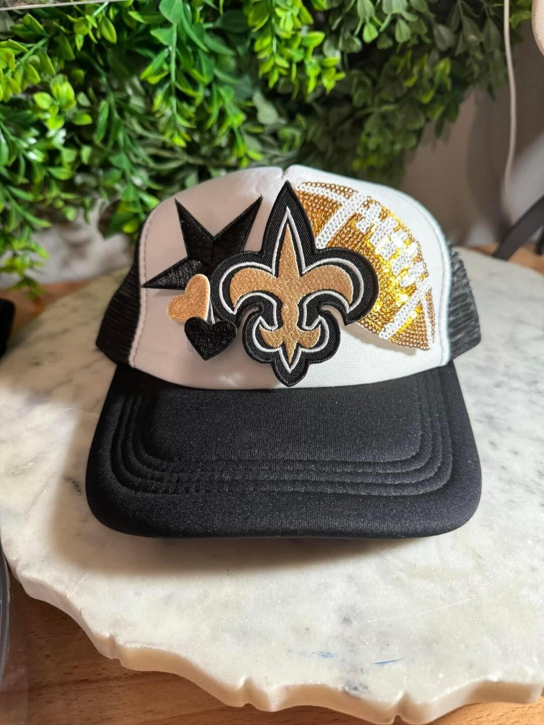 Who Dat Saints Trucker Hat Game Day Accessory - Etsy