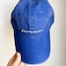 Cursive Summer Hand Embroidered Hat - Etsy