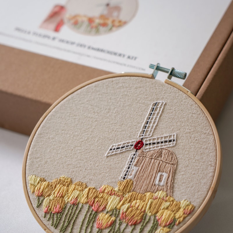 Embroidery Hoop Kit - Etsy