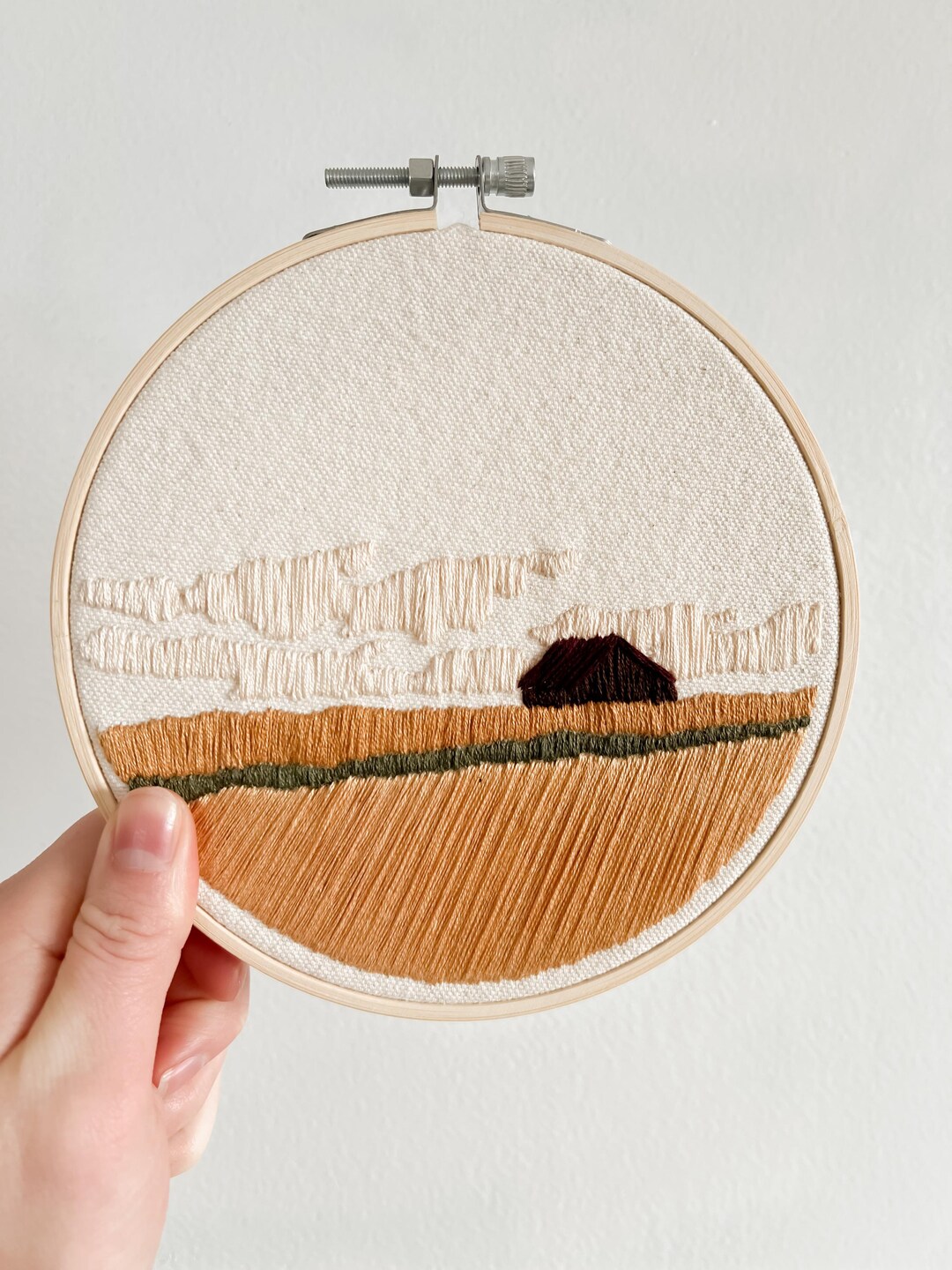 Midwest Field 6" Hoop DIY Embroidery Kit - Etsy