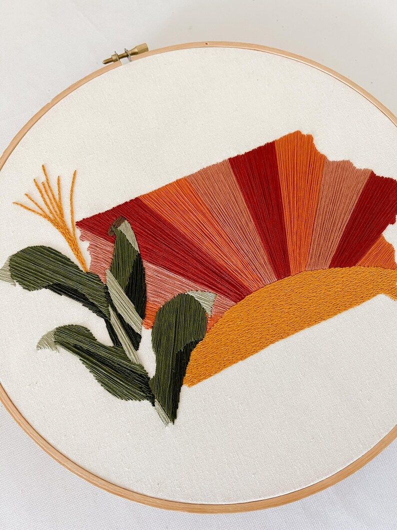 Signature Iowa 8" Hoop DIY Embroidery Kit - Etsy