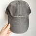Cursive Mama Hand Embroidered Hat - Etsy