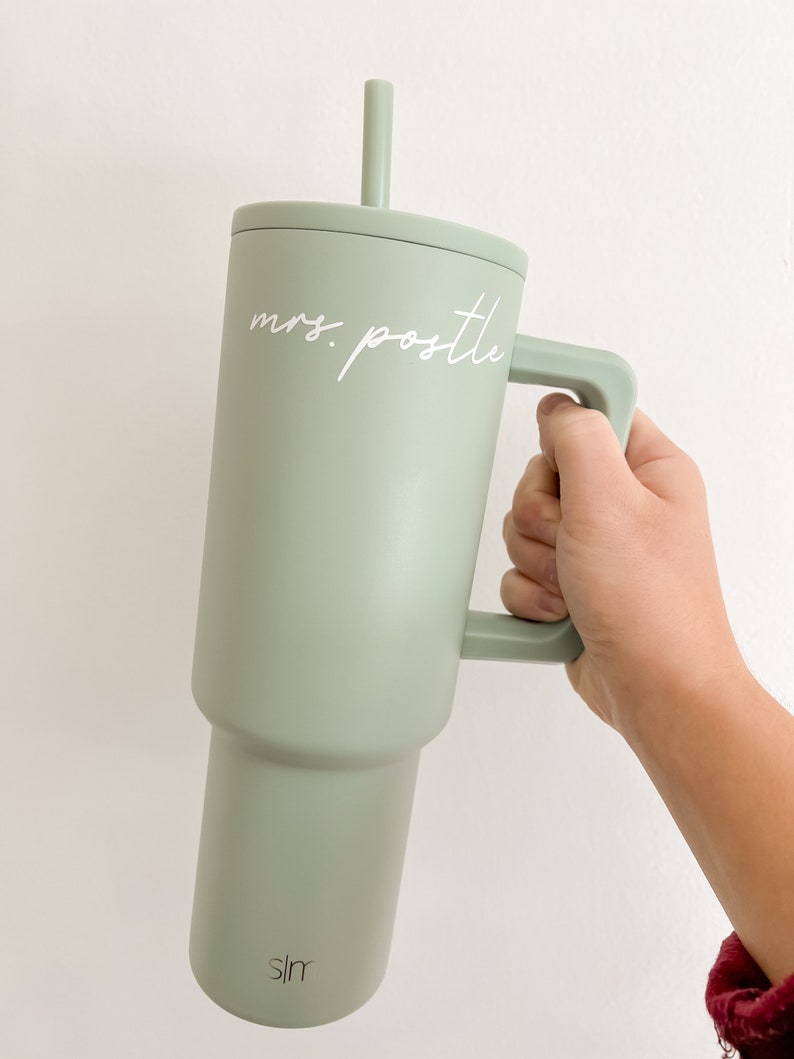 Custom Simple Modern 40oz Tumbler Mug - Etsy