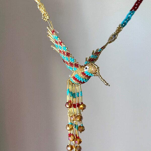 Hummingbird Necklace - Etsy