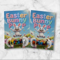 Printable Bunny Kisses 3 & 6 Inch Bag Toppers for "kiss" Shaped Candy ...
