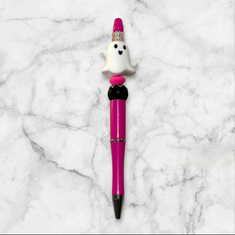 Spider or Ghost - Horror- Beaded Ballpoint Pens- Halloween, Purse Pens ...