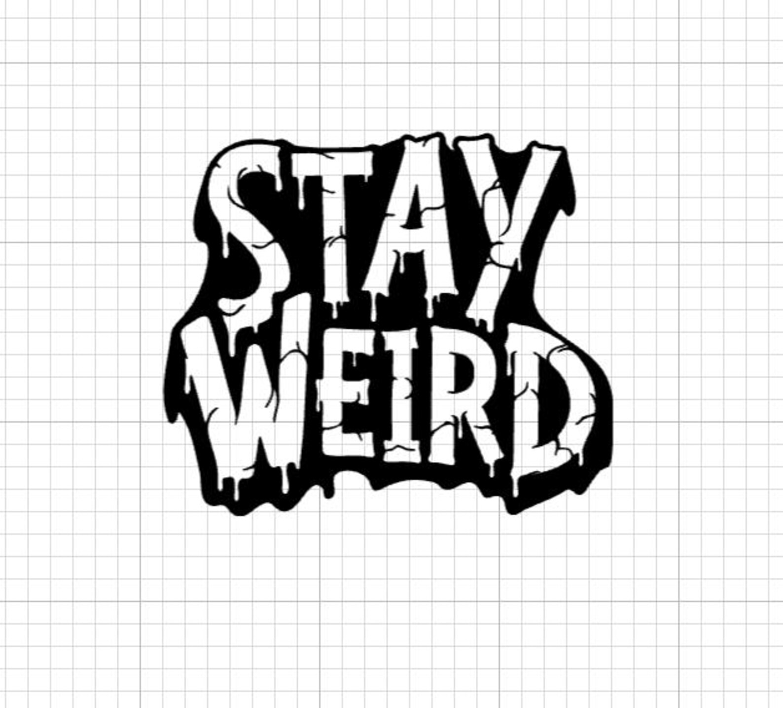 Stay Weird Swamp Oozy Vinyl Decal: Car Window, Laptop, Tumbler - Etsy