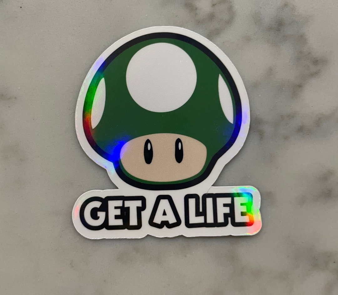 Get A Life Sticker - Etsy