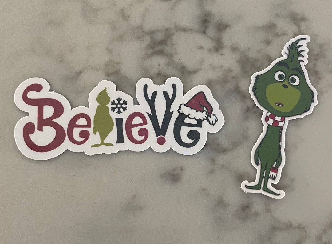 Grinch Stickers - Etsy