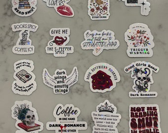 Skeleton Hands Heart Sticker, You Had Me at Trigger Warnings, Bookish Sticker, Dark Romance ...