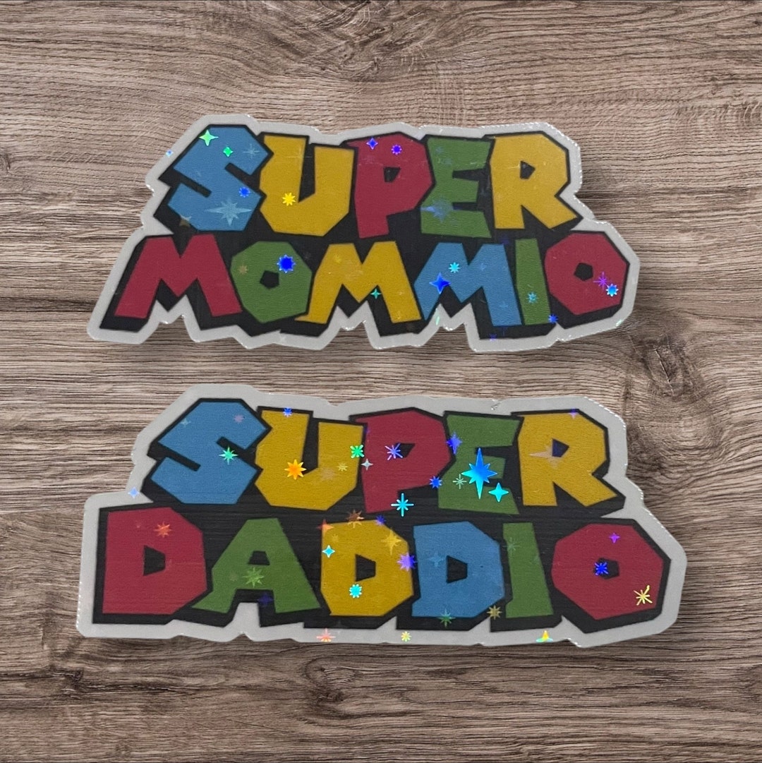 Super Mommio and Daddio Sticker(s) - Etsy