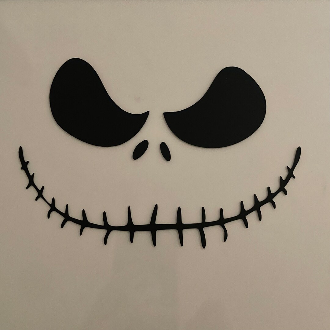 Jack Skellington Window Decal - Etsy