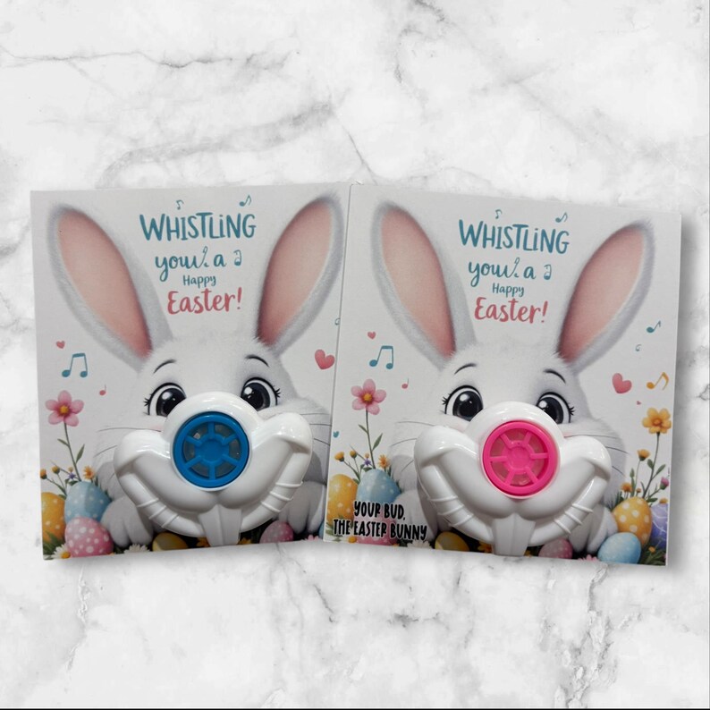 Bunny Whistle - Easter Basket Filler, Favor, Funny Easter Gifts, Kids ...