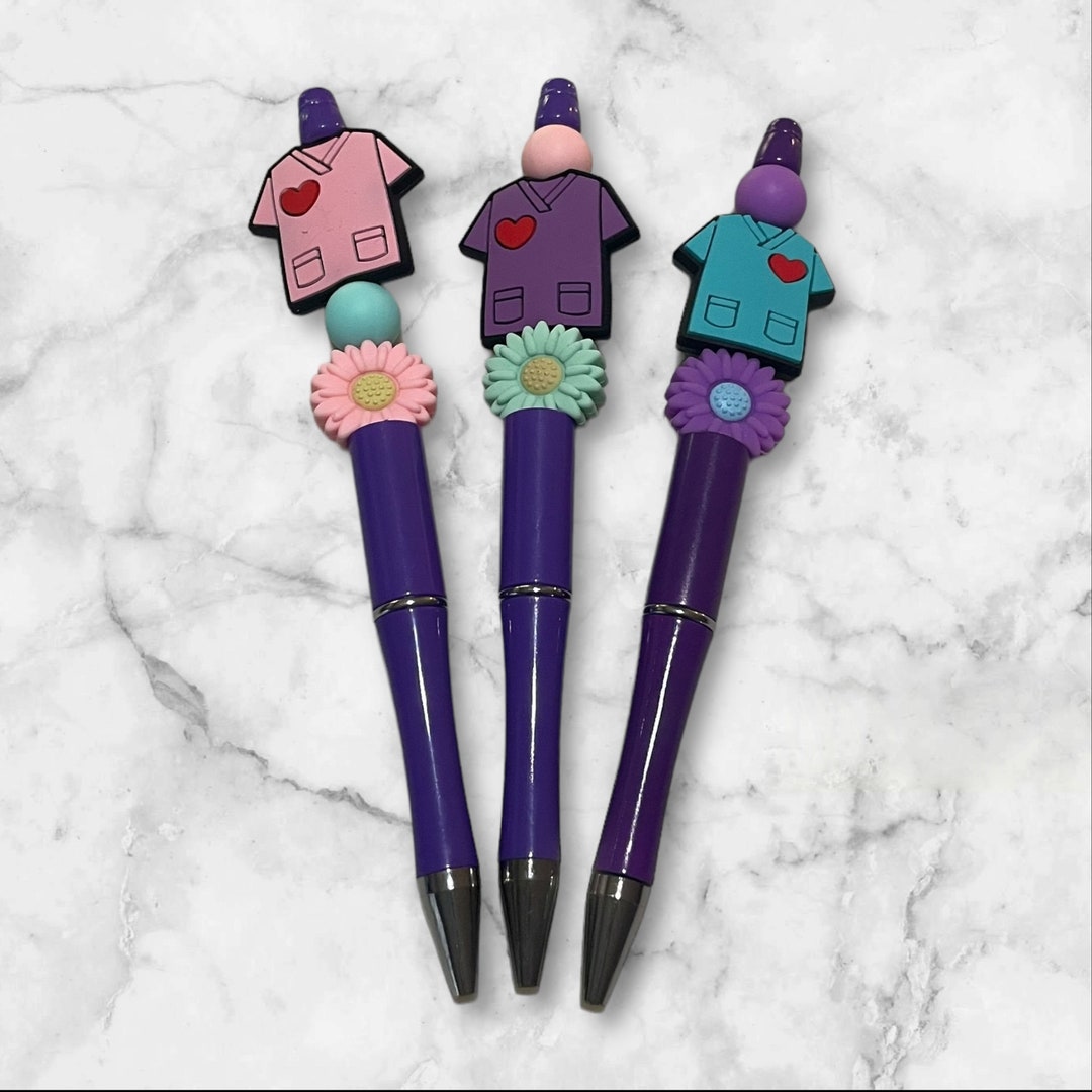 Scrubs Pen- Nurses, Drs Beaded Pens - Etsy