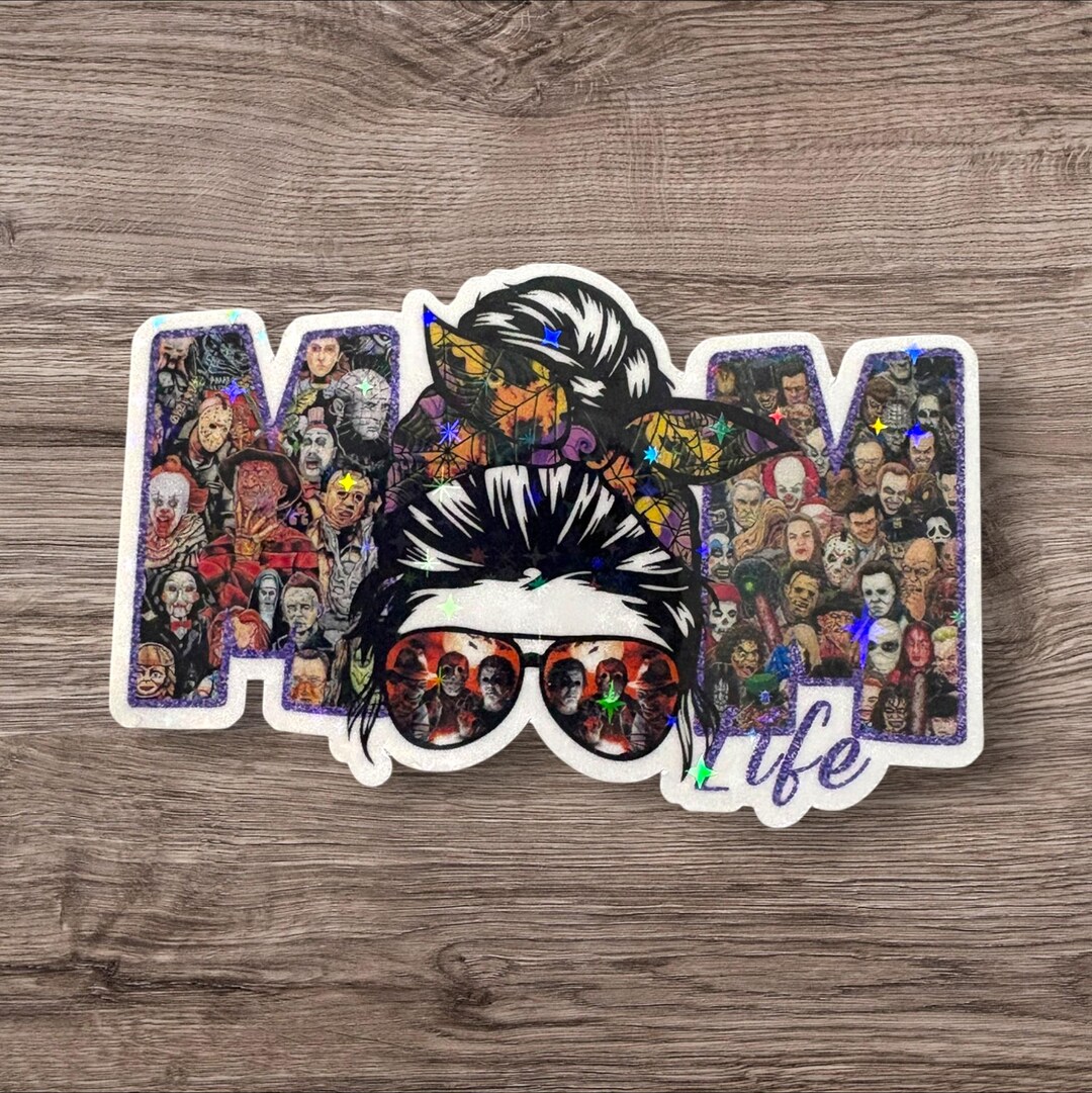 Serial Killer Stickers for Moms - Holographic Horror Icons - Etsy
