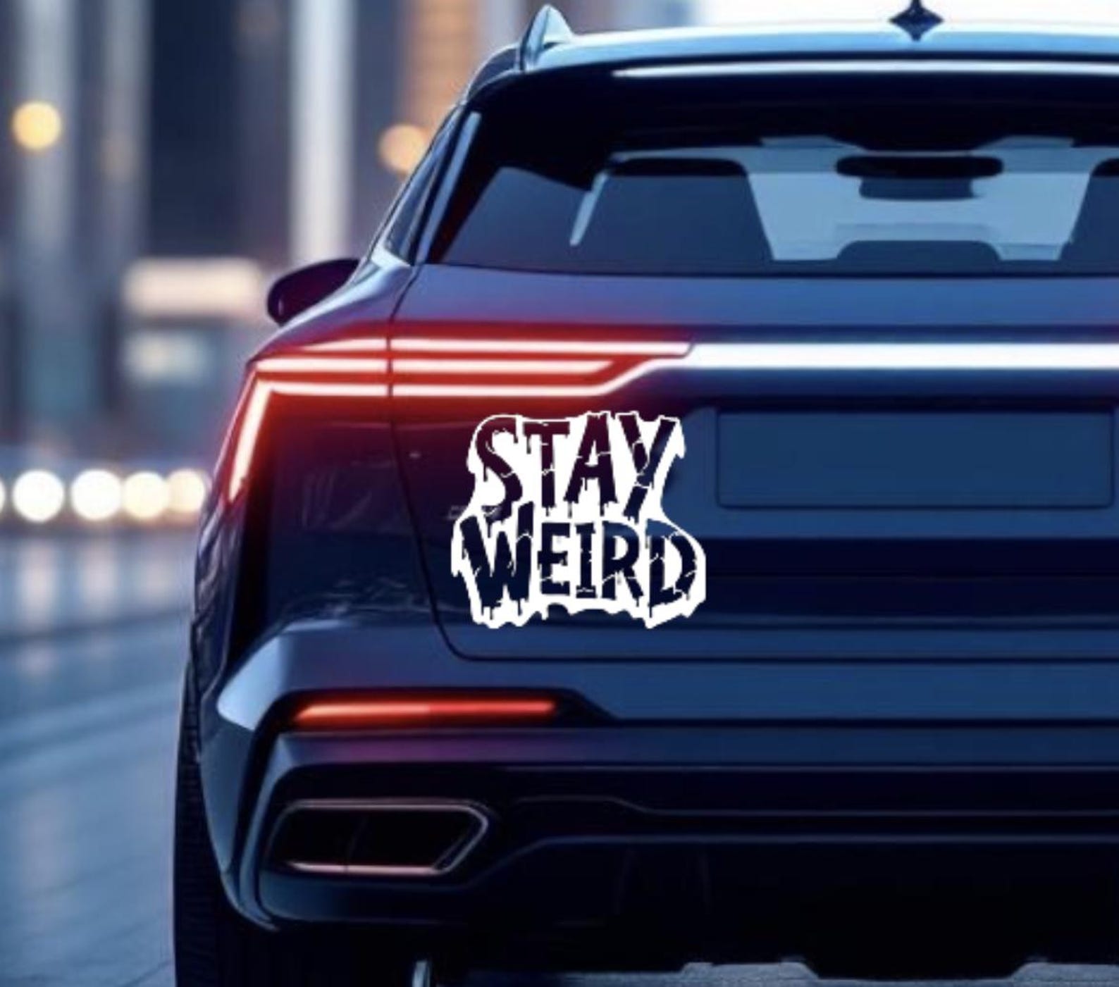 Stay Weird Swamp Oozy Vinyl Decal: Car Window, Laptop, Tumbler - Etsy