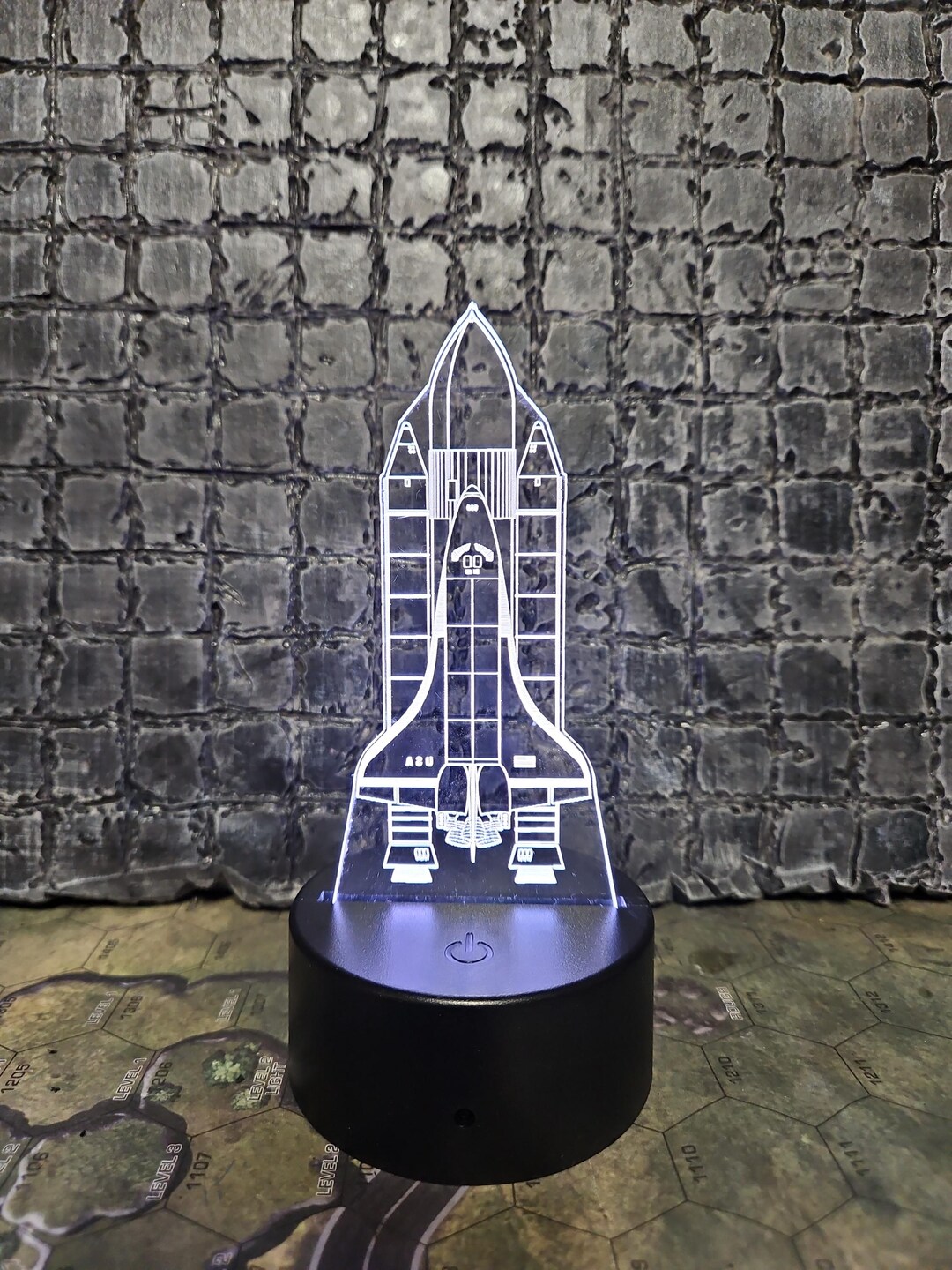 Custom LED Lamp - Space Shuttle Launch - Etsy