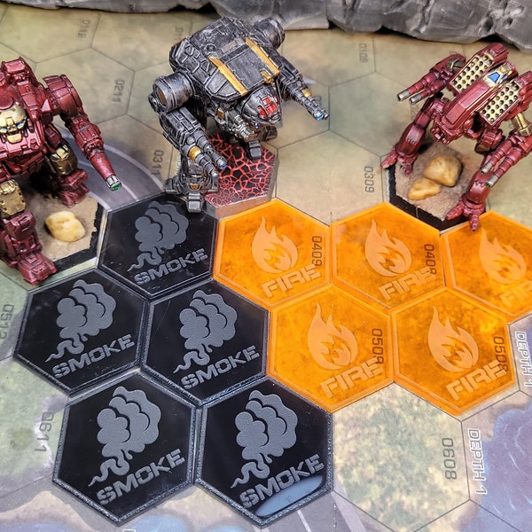Acrylic Battletech Tokens - Etsy