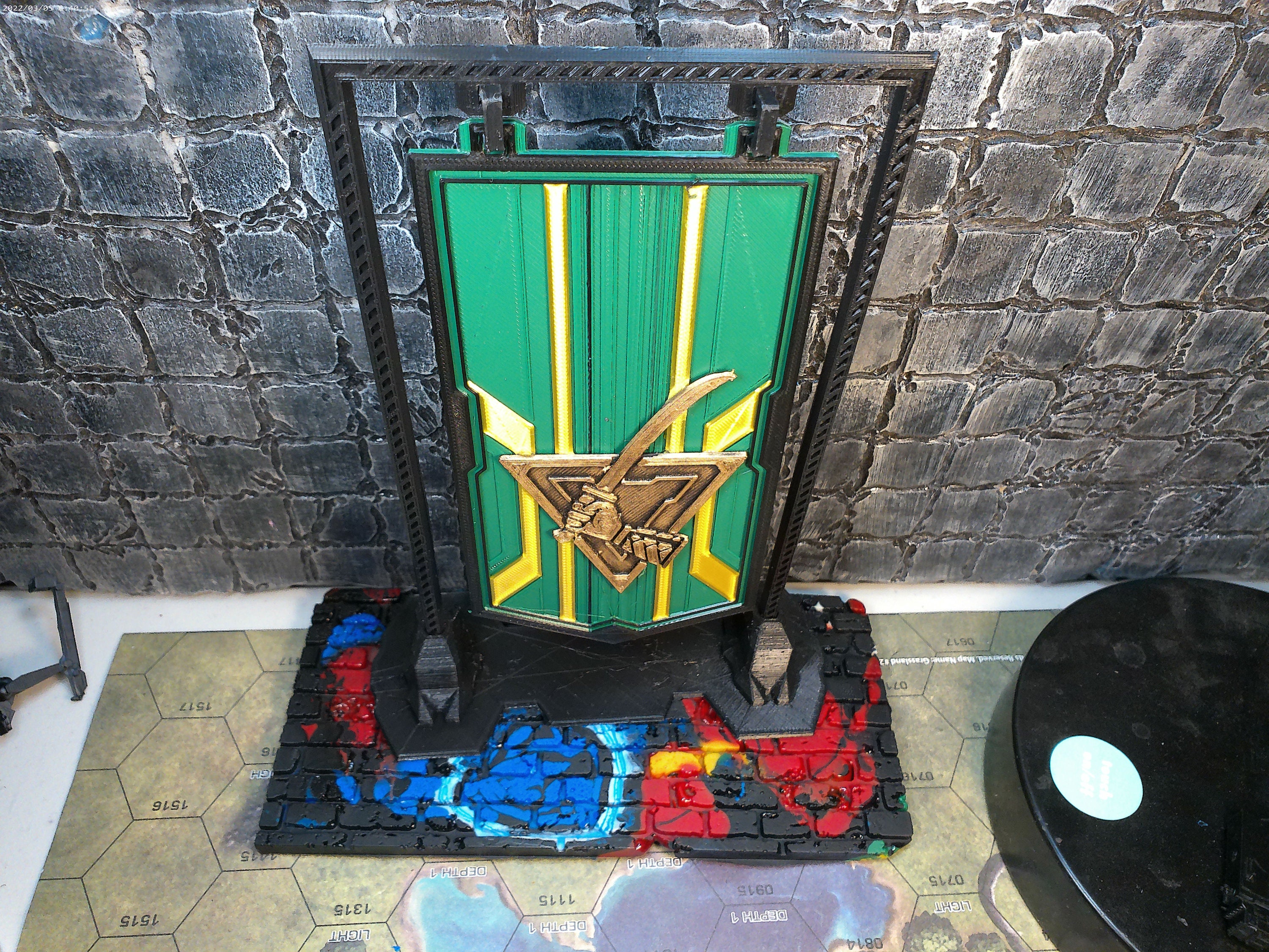 Battletech House Liao Standing Banner and Lance Display Stand. - Etsy