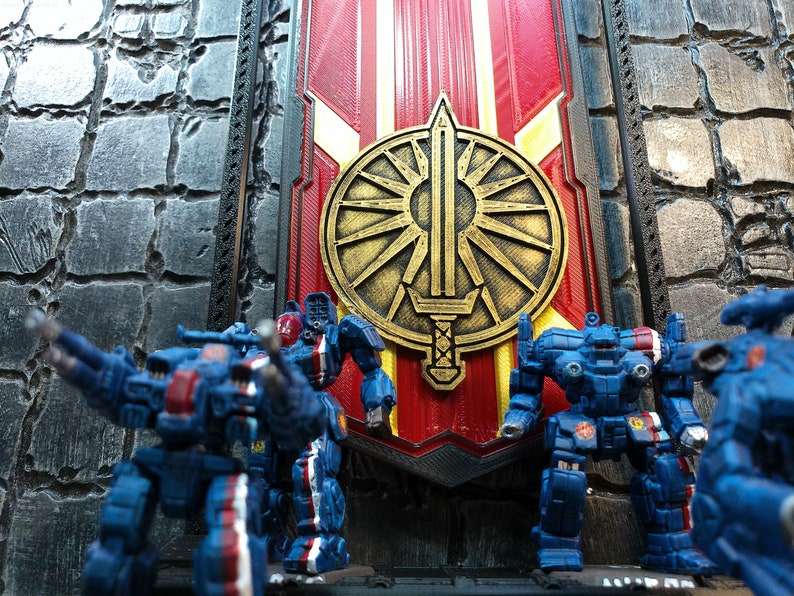 4 Mech/lance Display Stand for Battletech Mechwarrior - Etsy