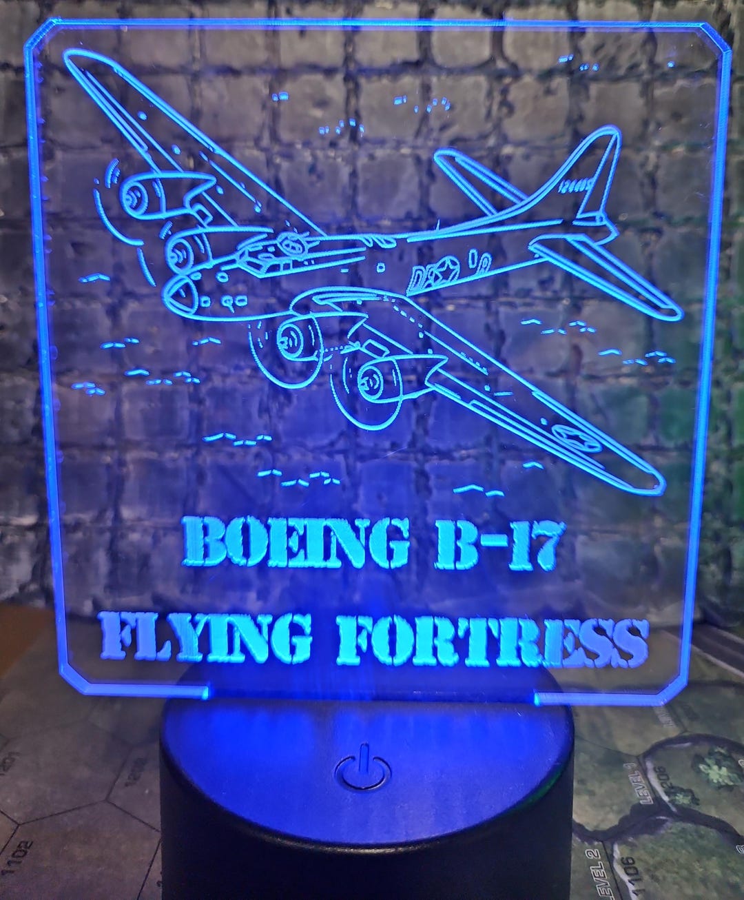 Custom LED Lamp Boeing B-17 Flying Fortress - Etsy