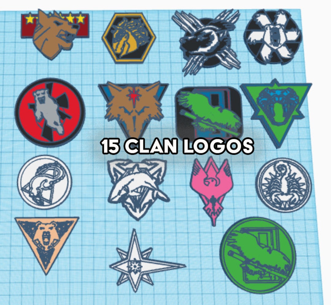 Battletech 38 Faction Logos Stls - Etsy UK