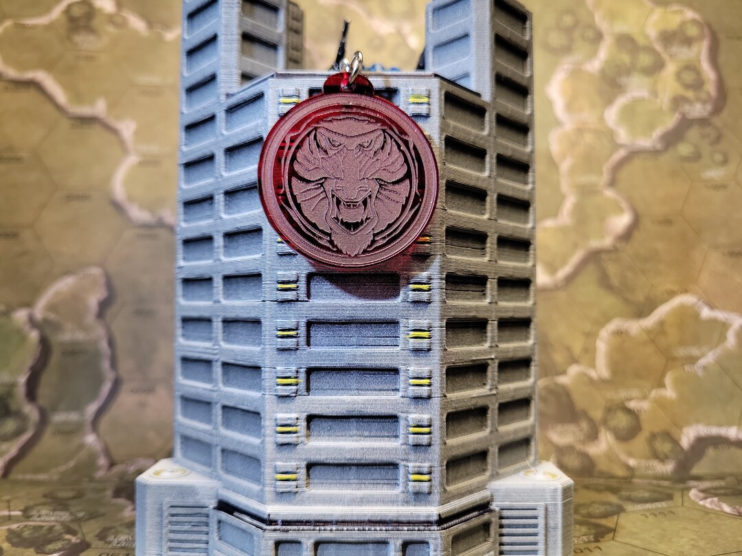 Clan Fire Mandrel Battletech Faction Emblem Keychain Made From Acrylic ...