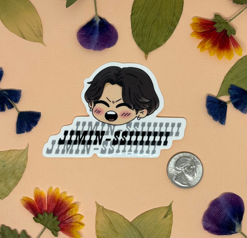 BTS Jungkook Meme Sticker- Jimin-ssi - Etsy UK