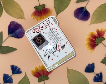 Stray Kids Official Maxident Face Sticker | Seungmin - Etsy