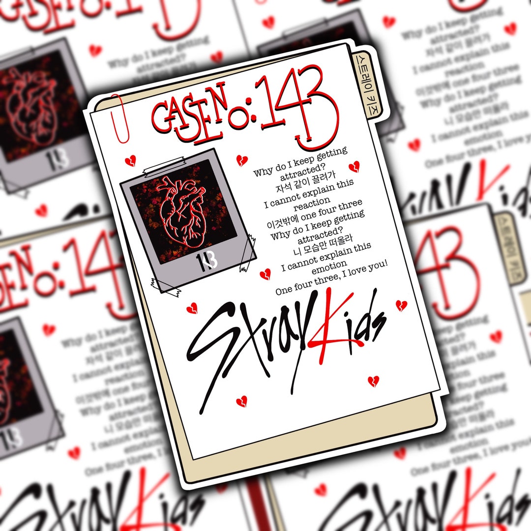 Stray Kids Case 143 Sticker - Etsy