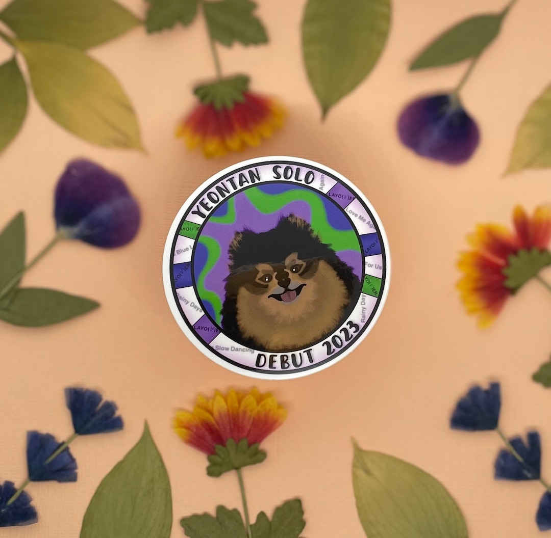 BTS V Yeontan Solo Debut Sticker - Etsy