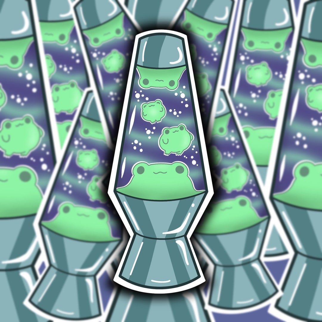 Frog Lava Lamp Sticker - Etsy