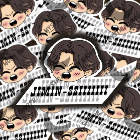 BTS Jungkook Meme Sticker Jimin-ssi - Etsy
