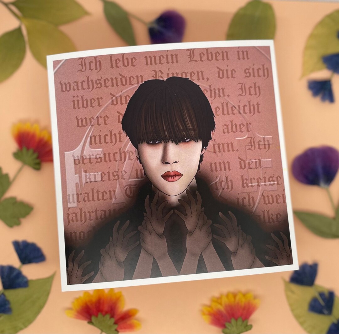 BTS Jimin Face Print - Etsy