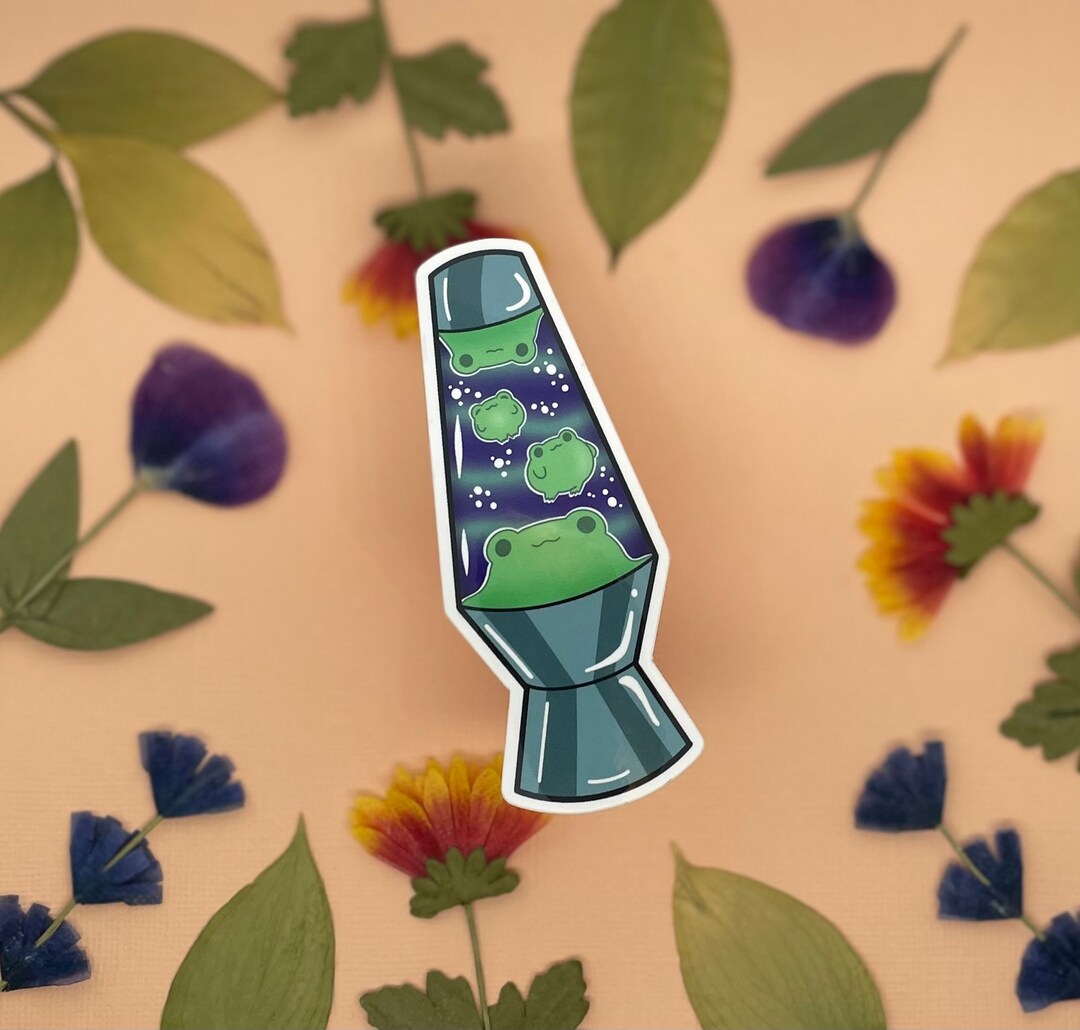 Frog Lava Lamp Sticker - Etsy