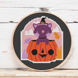 Mini Halloween Cuties BUNDLE -- Cross Stitch Pattern Bundle (beginner ...