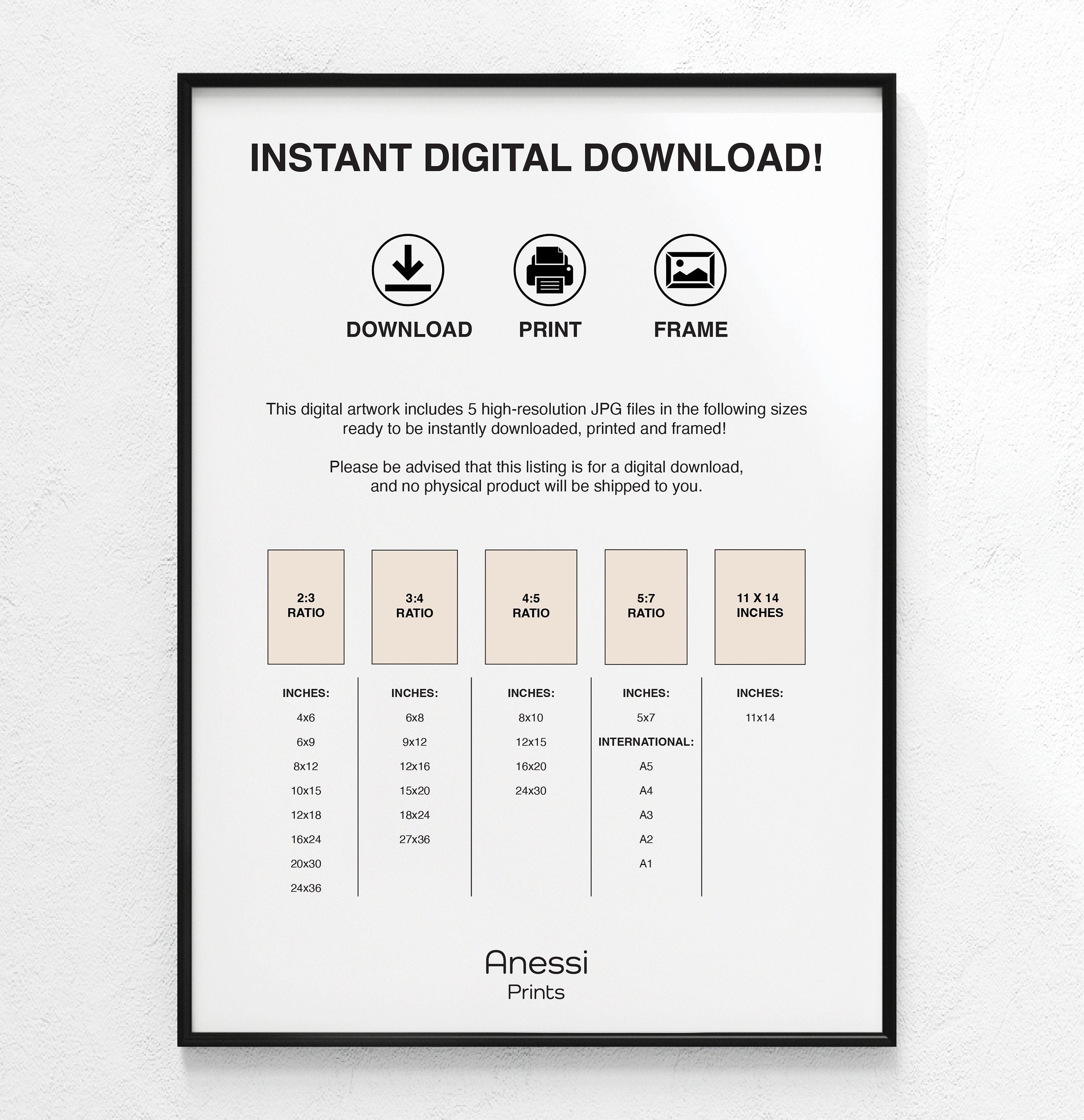 Thick Wavy Lines Printable Wall Art Abstract Lines Print - Etsy