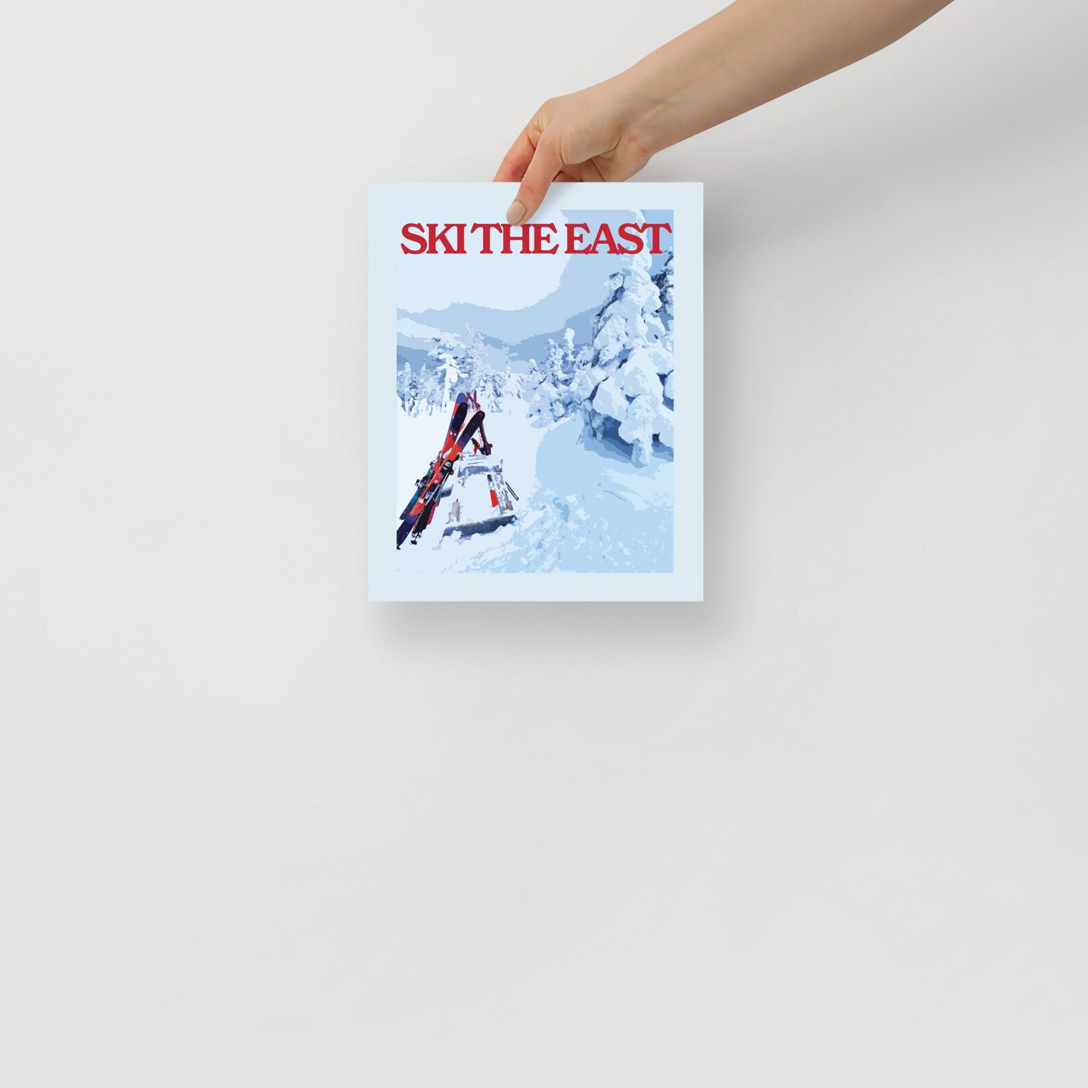 SKI THE EAST Poster/ Wall Art - Etsy