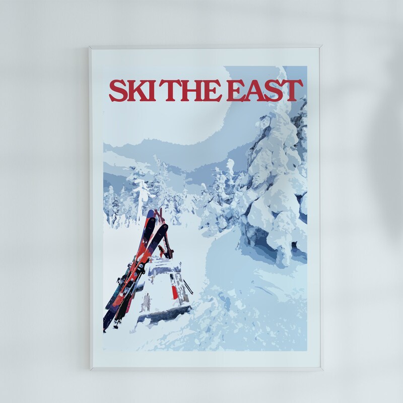 Ski Poster - Etsy
