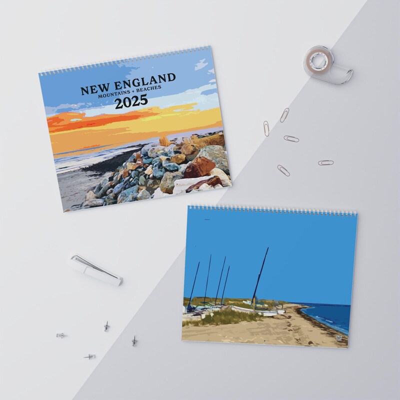 2025 Beach Wall Calendar - Etsy