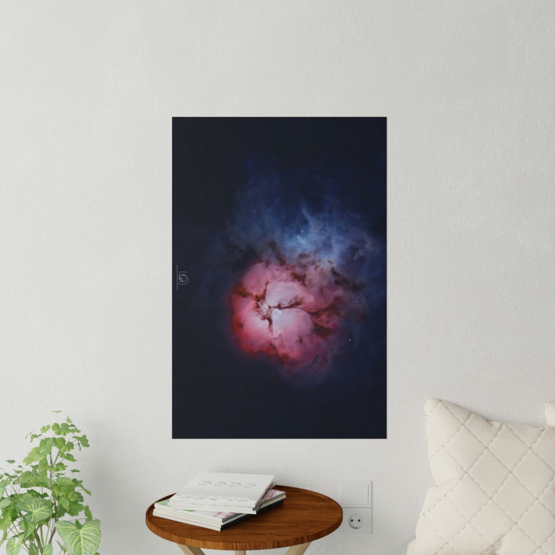 Wall Decals: Trifid Nebula starless - Etsy