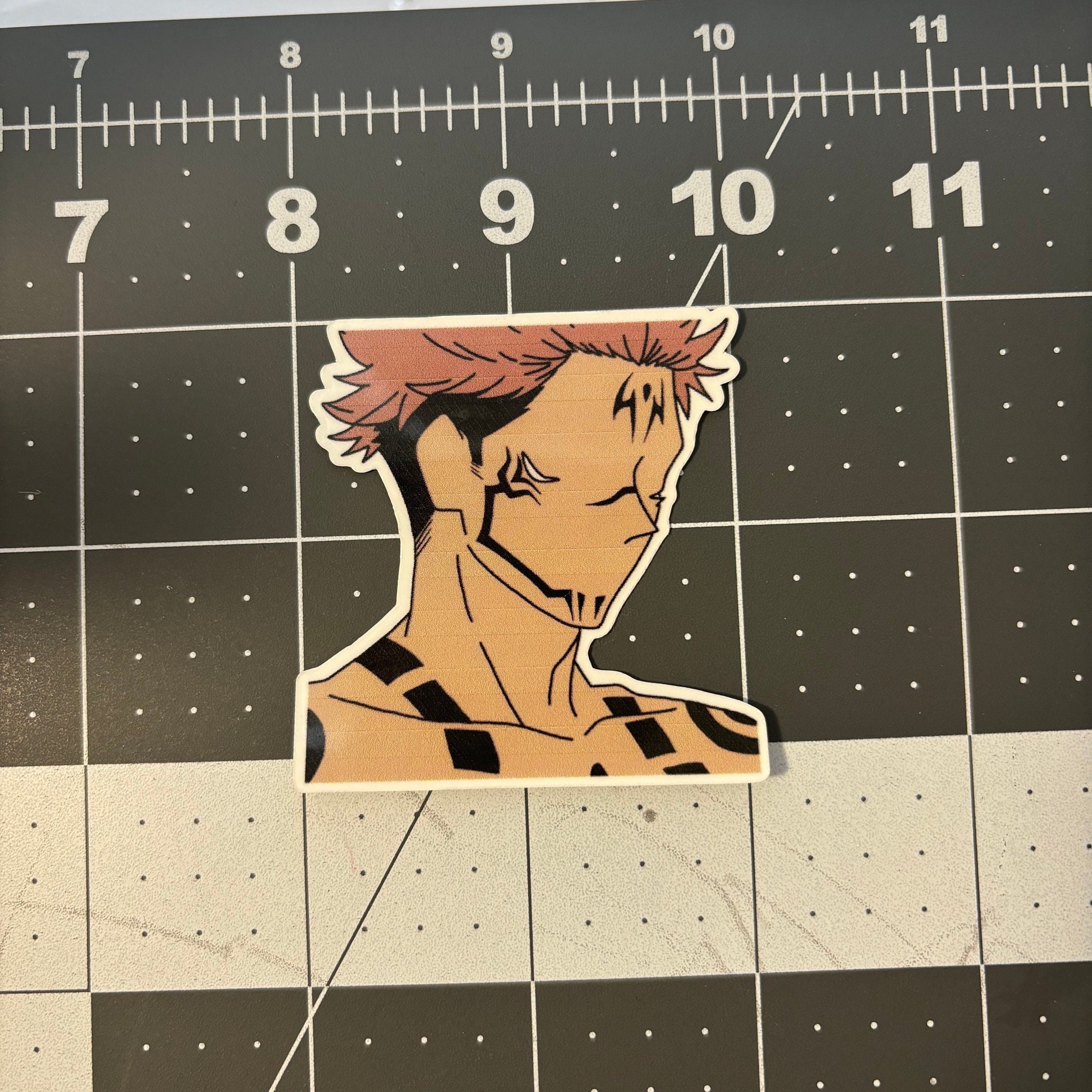 Sukuna Sticker Anime Sticker Jujutsu Kaisen Sticker - Etsy