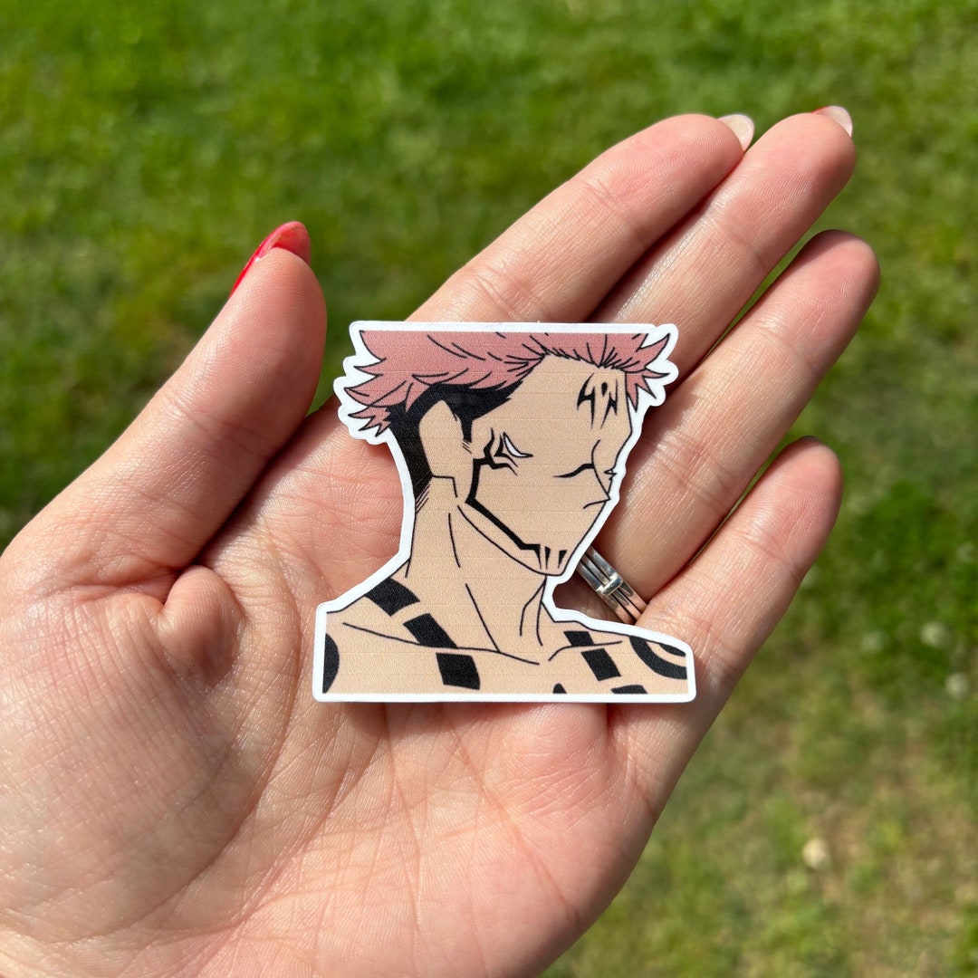 Sukuna Sticker Anime Sticker Jujutsu Kaisen Sticker - Etsy