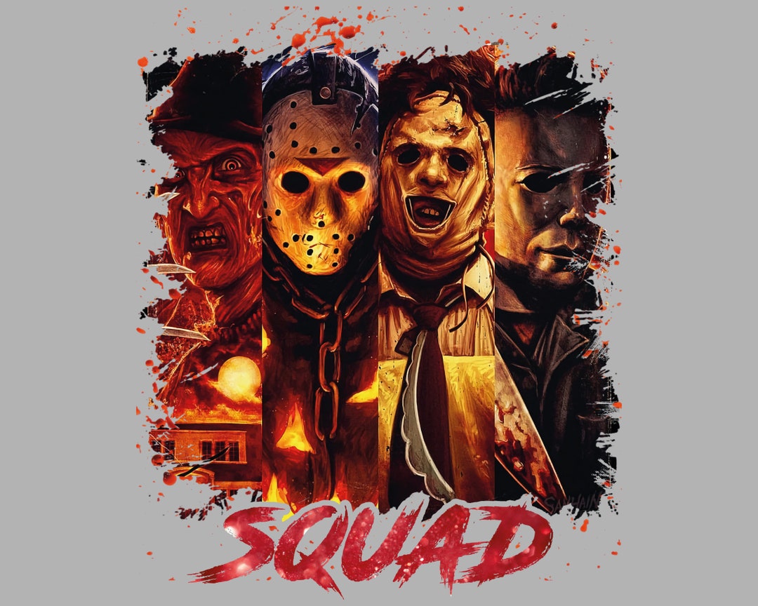 Horror Movie Halloween Scream Jason Spooky Shirt Design PNG - Etsy