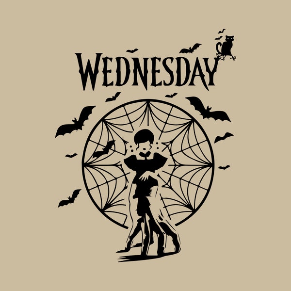 Wednesday Addams Umbrella - Etsy