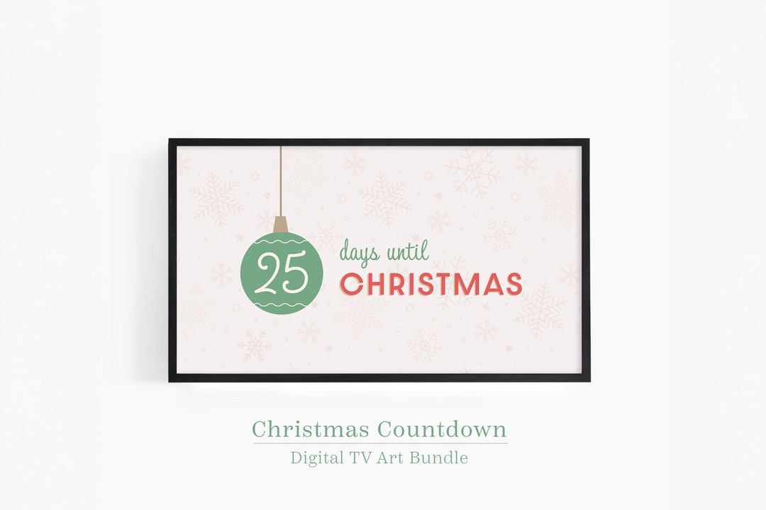 Christmas Countdown Bundle for Frame TV | 26 Images | Samsung Frame TV ...