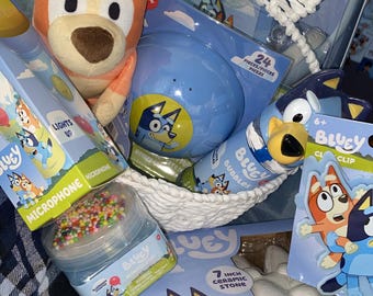 Bluey- Prefilled Gift Basket - Etsy