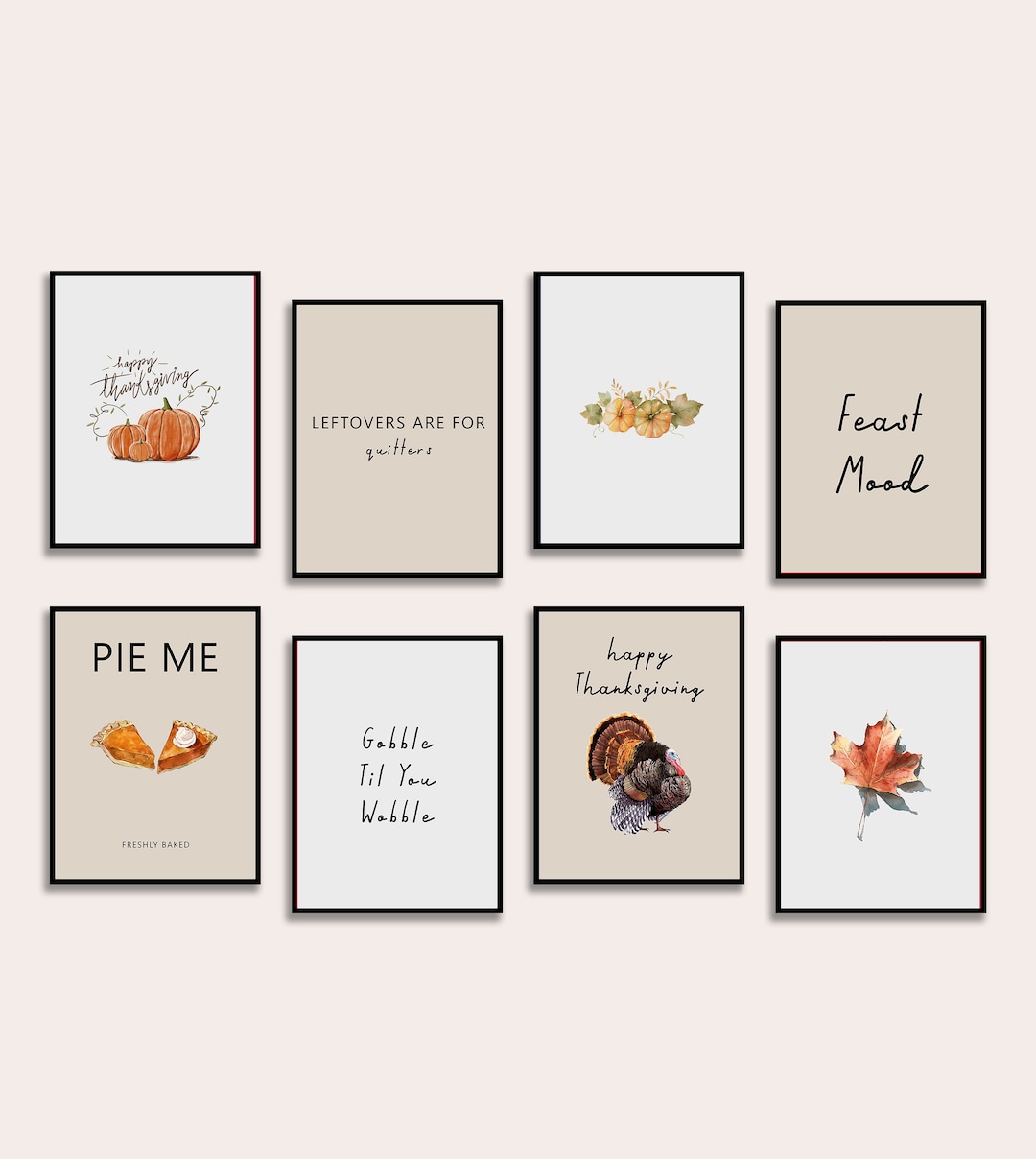 Thanksgiving Decor | 8 Thanksgiving Printables | MEGA Bundle Gallery ...