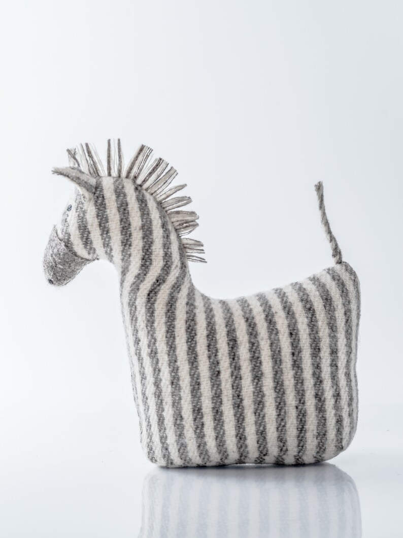 Zebra - Handmade Stuffed Animal - Etsy