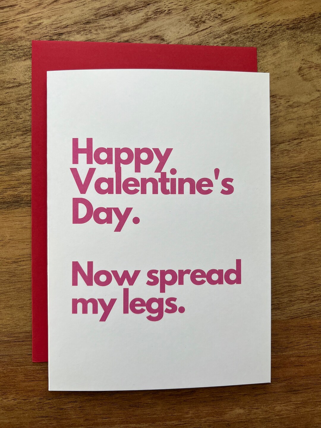 Funny, Dirty, Cheeky, Valentines Card for Boyfriend, Husband, Partner ...